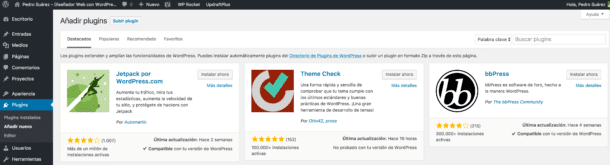 Plugins en WordPress. Qué son y cómo instalarlos