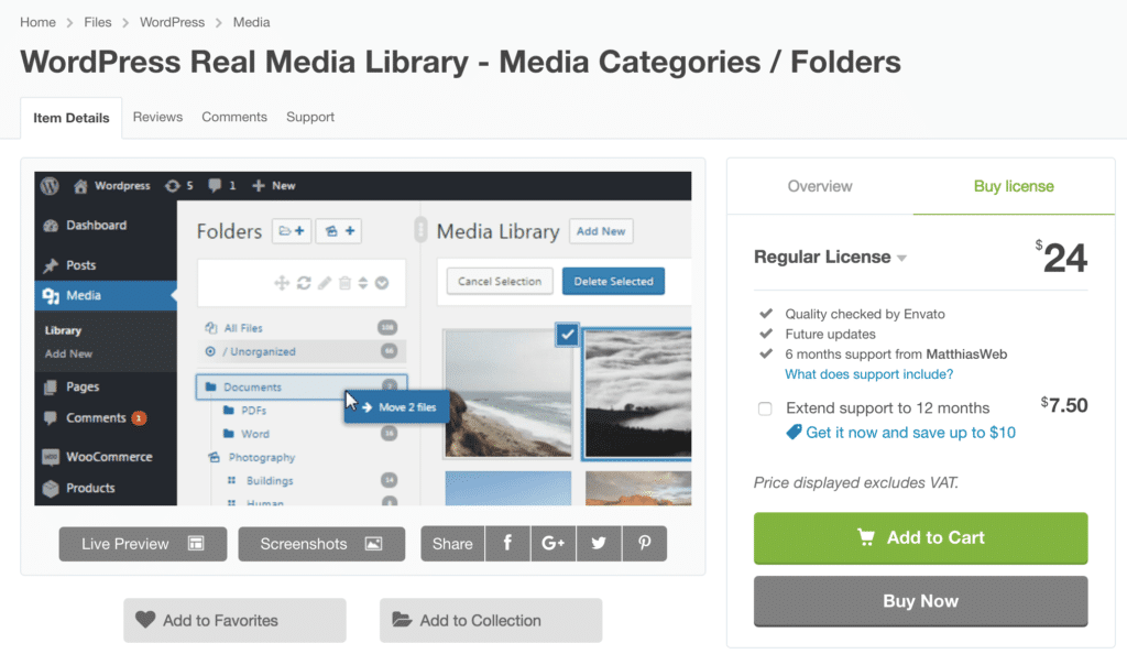 WP Real Media Library. Tutorial sobre su instalación y funcionamiento